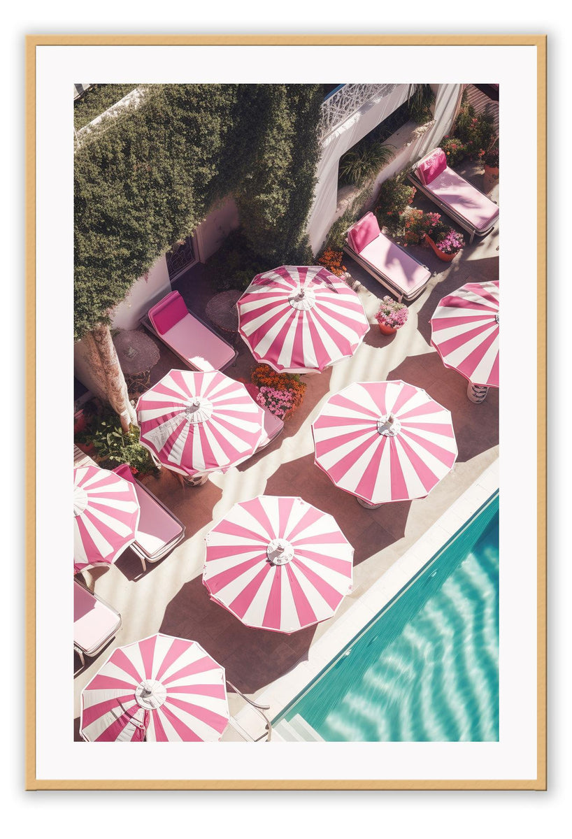 80s Pool | Wall Art Framed Print – Poster Ink